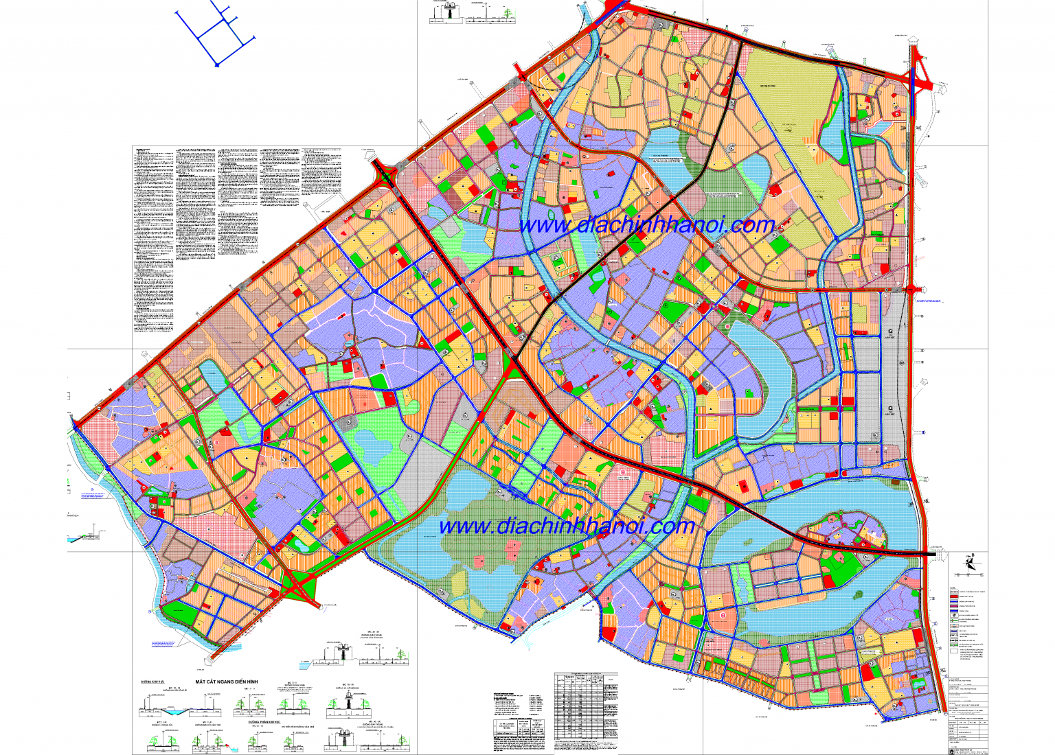 QUY HOẠCH PHÂN KHU H2-3 TỶ LỆ 1:2000 - Địa chính Hà Nội